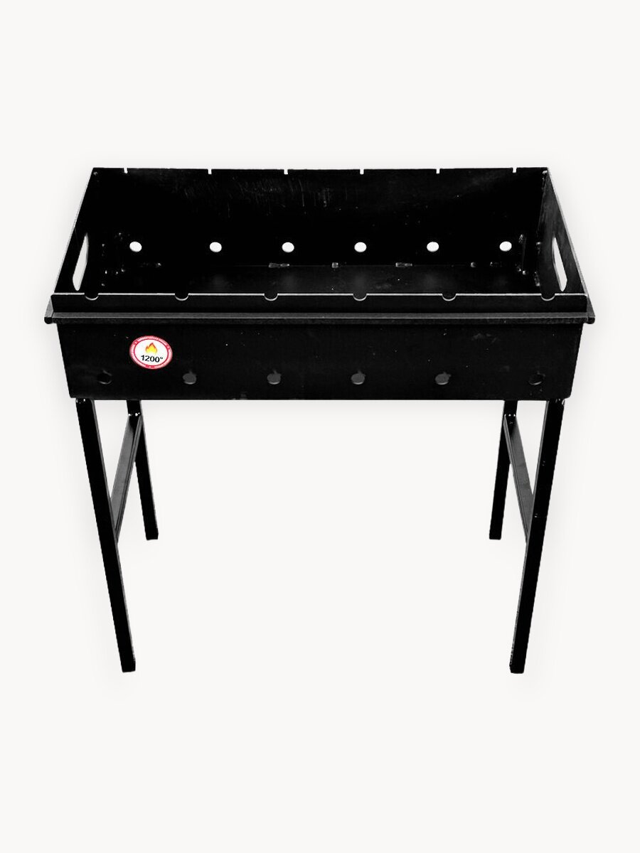 Мангал Мультиагро"Компактный-60", разборный, сталь 3мм, под 6 шампуров, чаша 60х30х15см