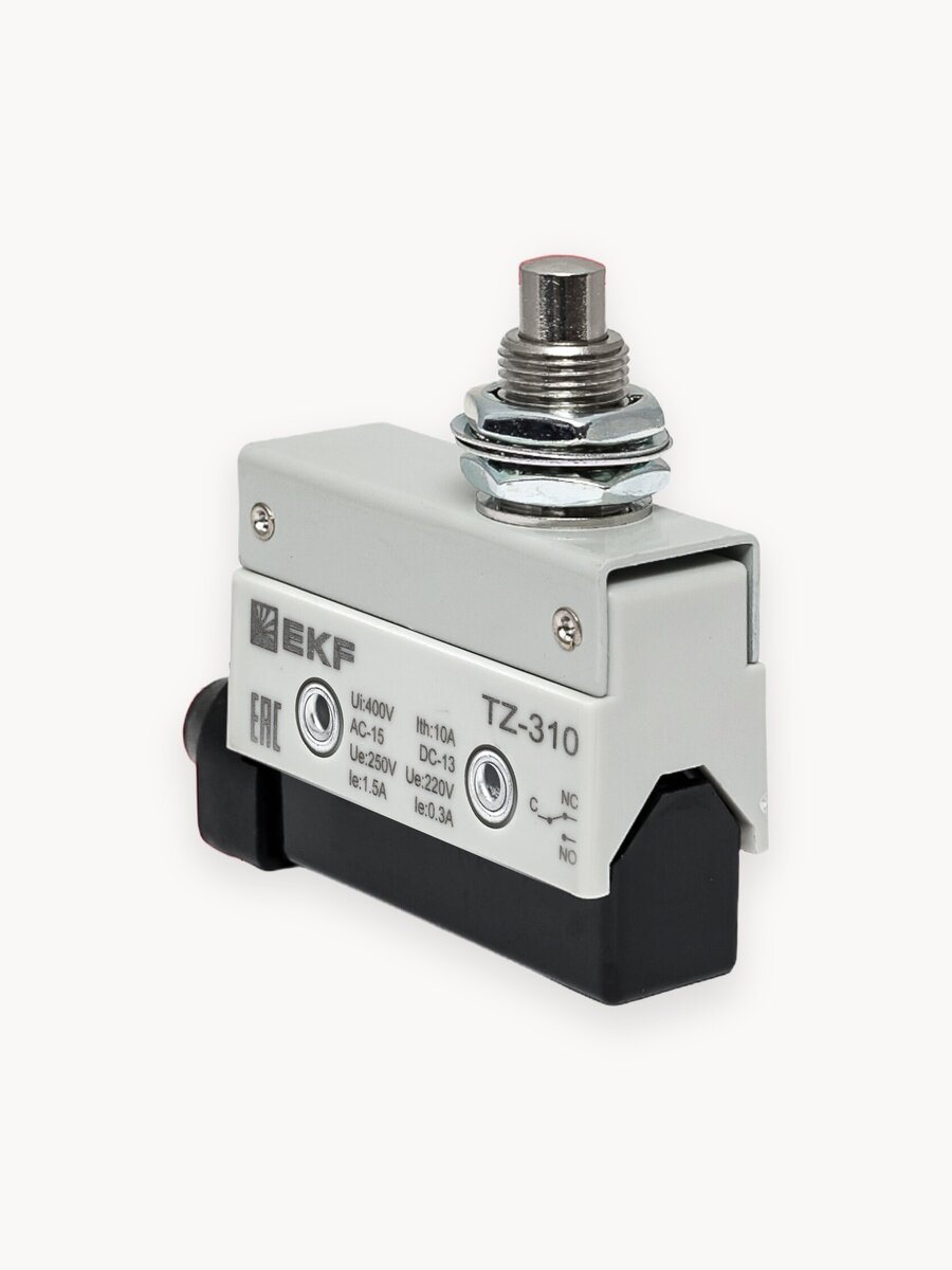 Концевой выключатель 10А 250В EKF TZ-310 с толкателем, компактный