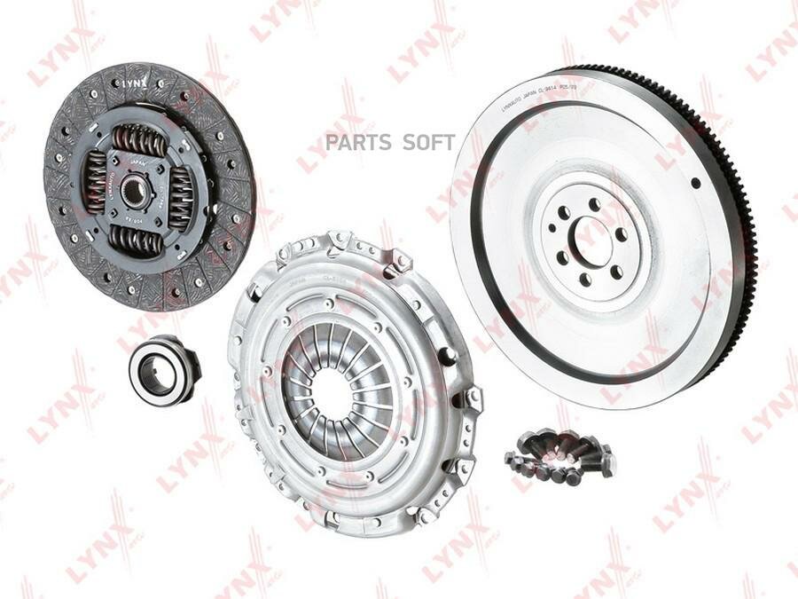CL2661 LYNXAUTO Сцепление к-т +маховик AUDI A3 I/SKODA/VW GOLF V-VI/PASSAT VI 1.9TDI-2.0TDI 03-