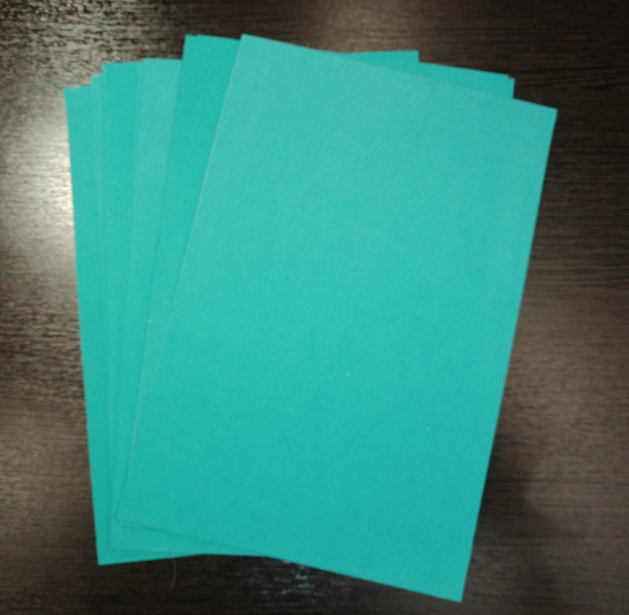 Фоамиран матовый 20х30, 2мм, 10 листов, бирюзовый