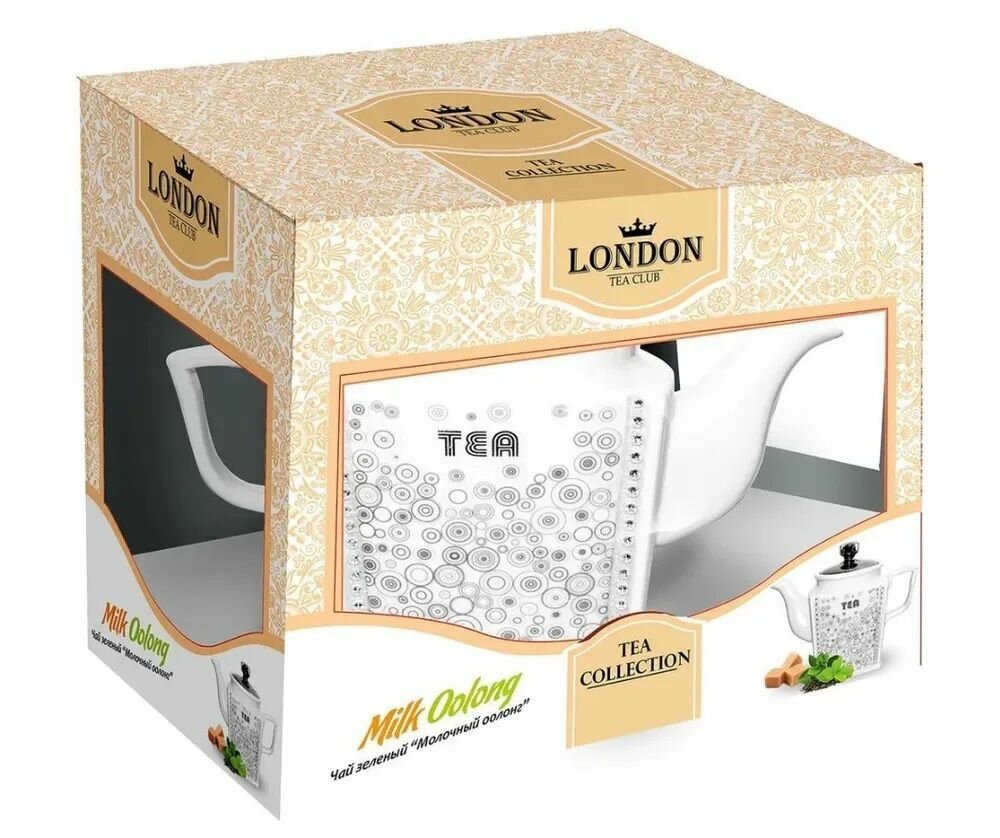 London Tea Club Чай зеленый в фарфоровом заварнике Milk Oolong, 100 г