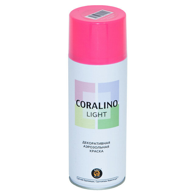 Краска аэрозольная CORALINO Light декоративная пыльная роза 520мл, арт. CL1004