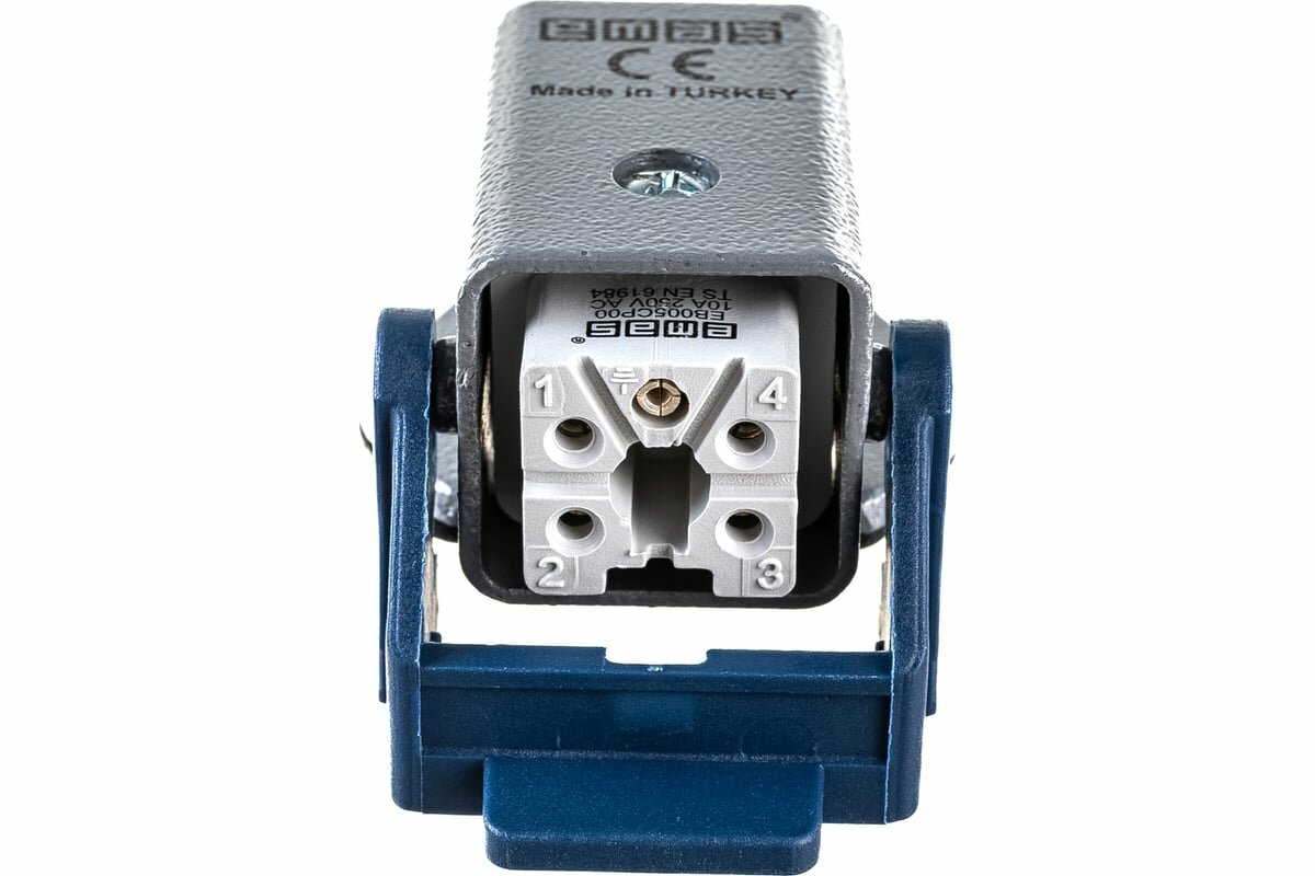 Emas розетка бокового ввода 5 полюсов 10 А 250 В EBM05PE41 для монтажа электроустановок