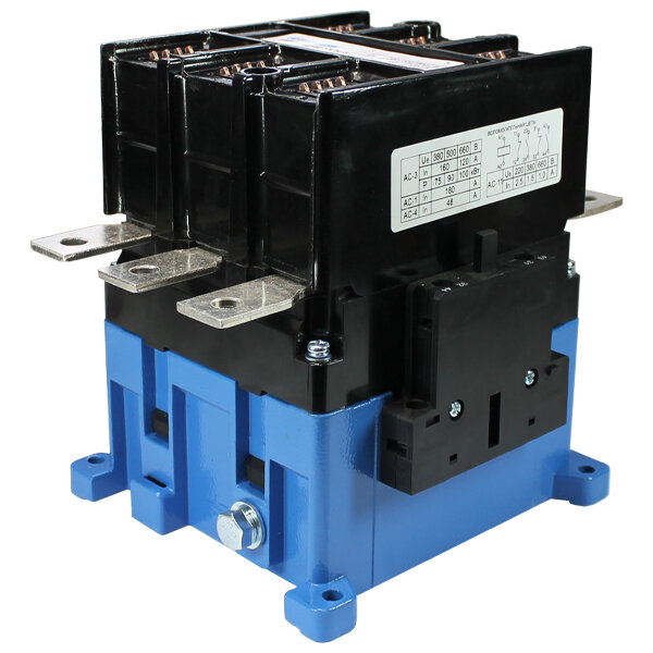 Электромагнитный пускатель Электротехник ПМ12-160150 УХЛ4 В, 380В/50Гц, 2з и2р, 160А, нереверсивный, без реле, IP20, ET502583