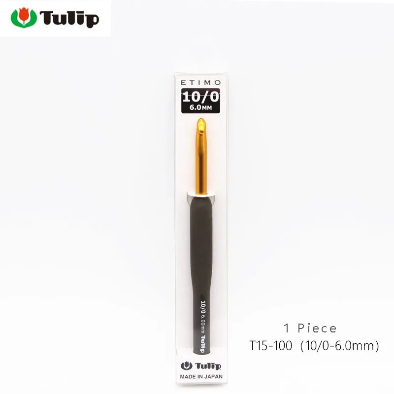 Крючки для вязания Etimo 2,0-6,0 мм Черный, 1piece 6.0mm