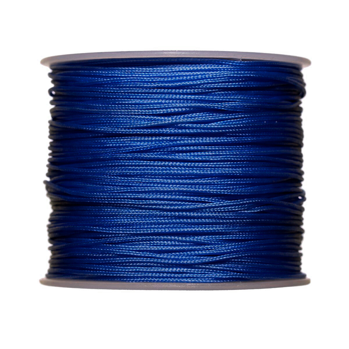 Шнур синтетический тибетский, нейлоновый, около 0.8мм, с леской, синий, 30 метров, катушка