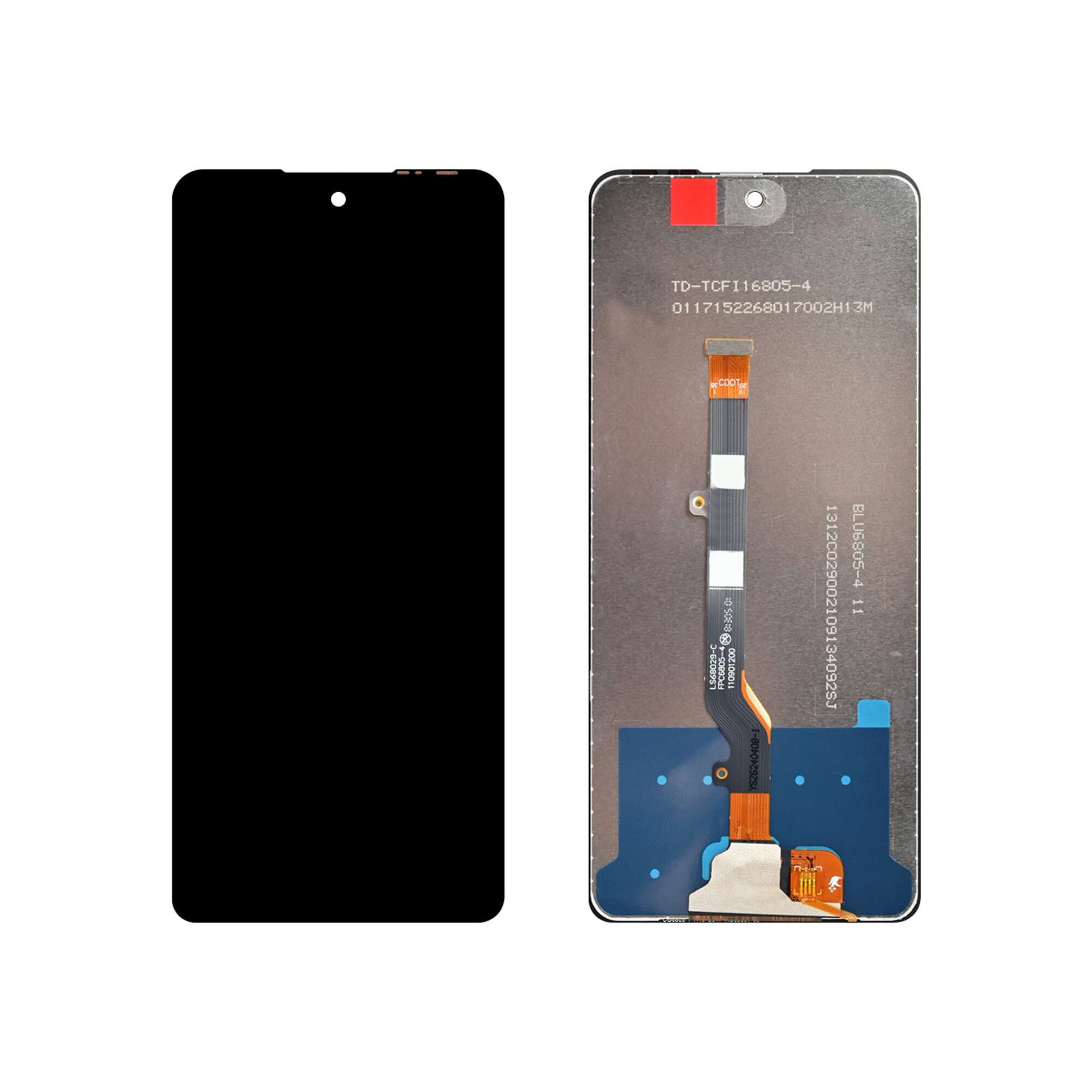 Дисплей (экран) в сборе с тачскрином для Tecno Pova 5 Pro 5G (LH8n) черный / 1080x2460