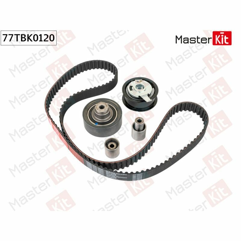 Комплект ремня ГРМ для а/м Volkswagen Caddy, SKODA Octavia, SEAT Toledo, MASTERKIT 77TBK0120