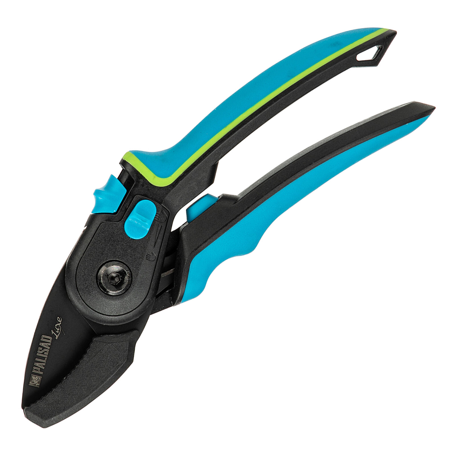 Секатор с наковальней, 220 мм, регулировка захвата, трехкомпонентные рукоятки, LUXE Palisad 6048057