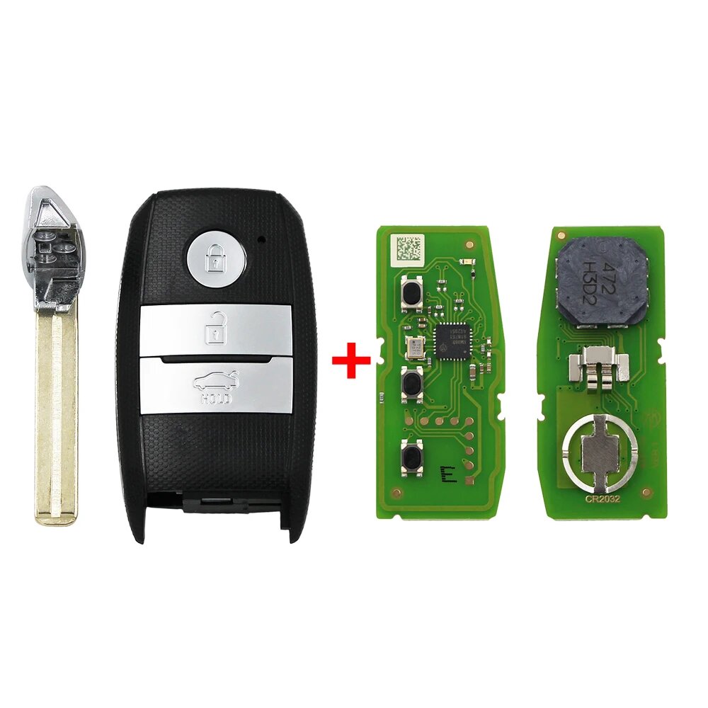 Xhorse XZKA83EN Смарт-клавиатура 3 кнопки Hyundai Kia, A shell with PCB