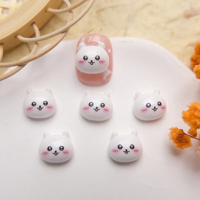 Смоляные подвески для ногтей HIGBAQK 20 шт. 20Pcs Cartoon
