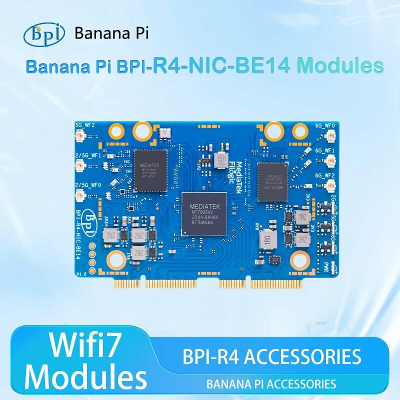 Аксессуары для телефона Banana Pi BPI-R4-NIC-BE14 wifi7