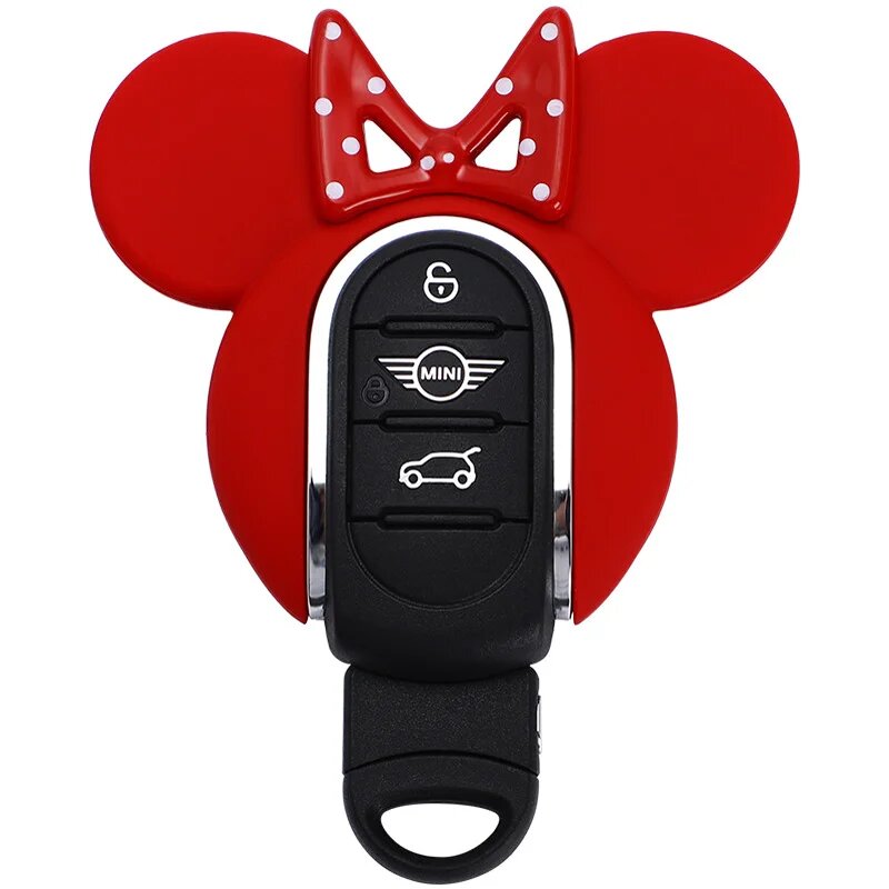 Автомобильный чехол для ключей, чехол для ключей, украшение для ключей Mini Cooper S JCW Red Bow2