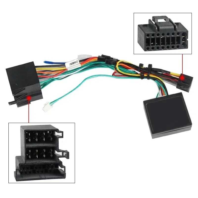 ISO разъем для Skoda Volkswagen Golf/Polo/Passat/Jetta/Tiguan/Touran, CANBUS BOX, vw cable CAN