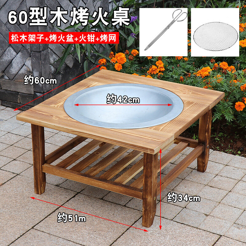 Сельский традиционный костровой очаг для барбекю, угольный костровой очаг, домашний камин в старинном стиле для заваривания чая, уличная печь.