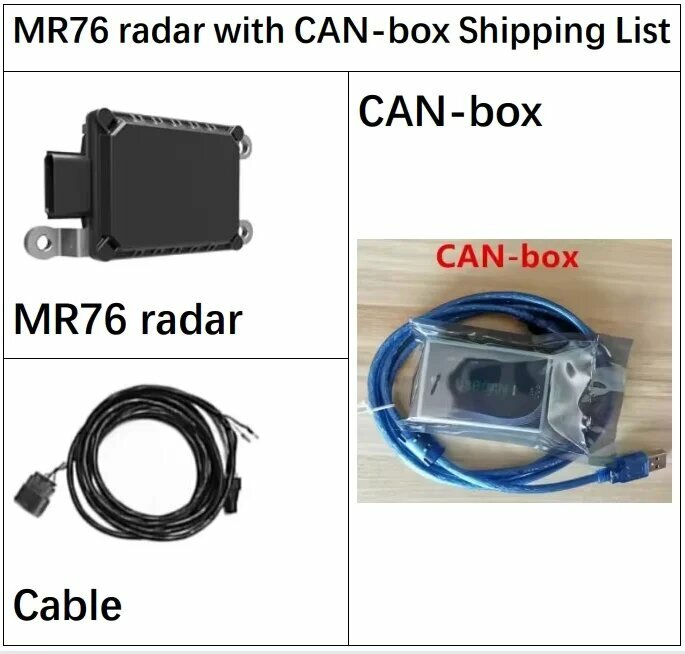 Радар предупреждения о столкновении сзади для ADAS, радарная система предупреждения о With CANbox