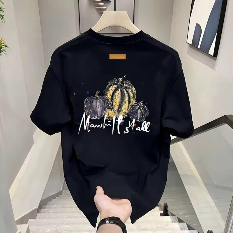 Rong Футболка мужская Хлопок Высококачественная летняя спортивная ткань, Размер_2XL