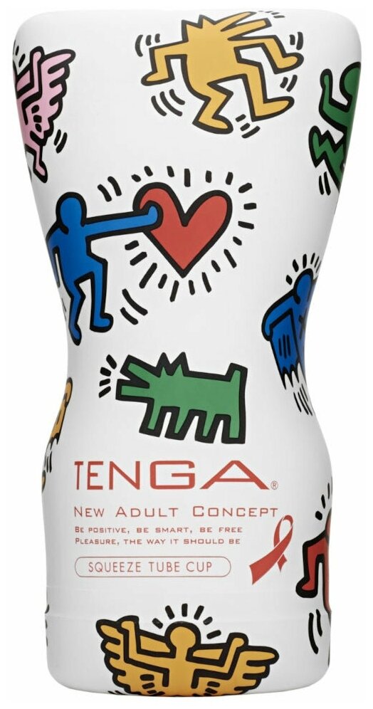 Мастурбатор Tenga&Keith Haring Soft Case Cup