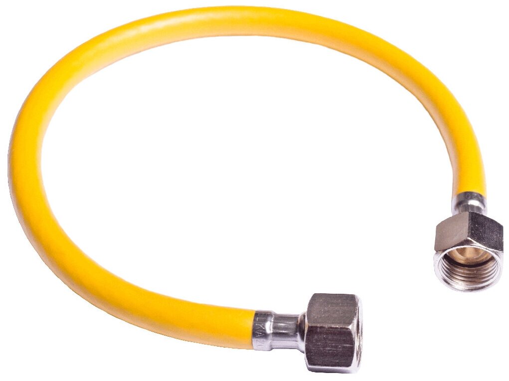 Шланг газовый ПВХ "Elka", 1/2", 8,5 x 13 мм, гайка-гайка, 1,8 м.