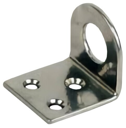 Проушина угловая 30х70 мм цинковая крепежный элемент для соединения уголков конструкций