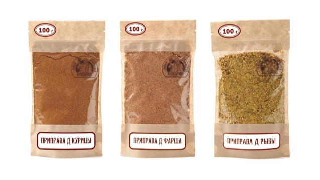 Набор приправ:"Для курицы, для фарша, для рыбы" по 100г