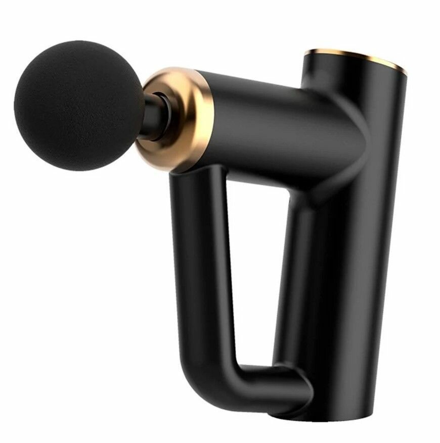 Перкуссионный мышечный массажер с 4 насадками / Массажный ударный пистолет