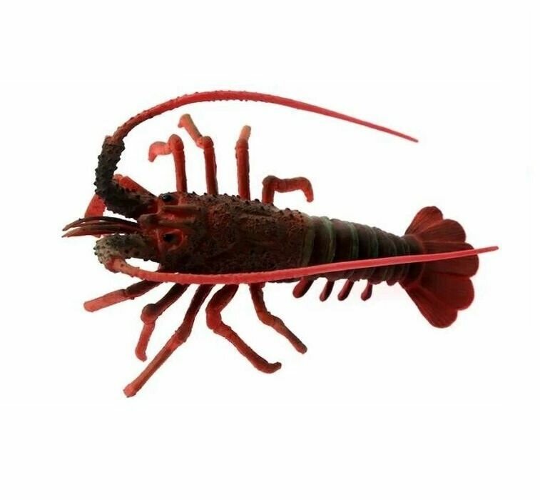 Homefish Декор для аквариума Лобстер красно-коричневый, 11 см