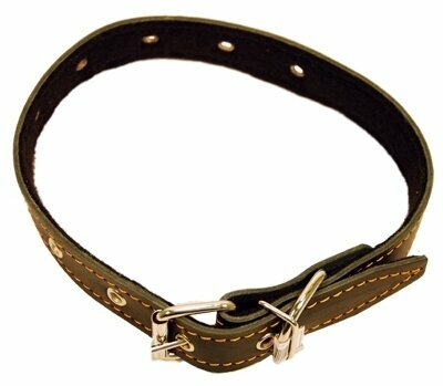 Зоотехнология Ошейник для собак кожаный щенячий, 30 мм х 66 см