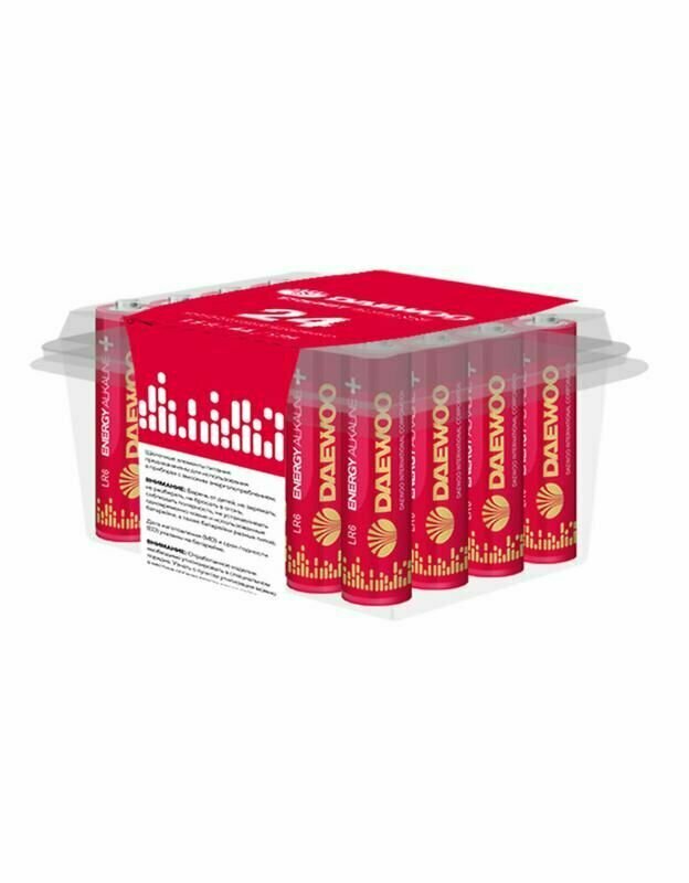 Daewoo Алкалиновая батарейка LR 6 ENERGY Alkaline Pack-24 5029842