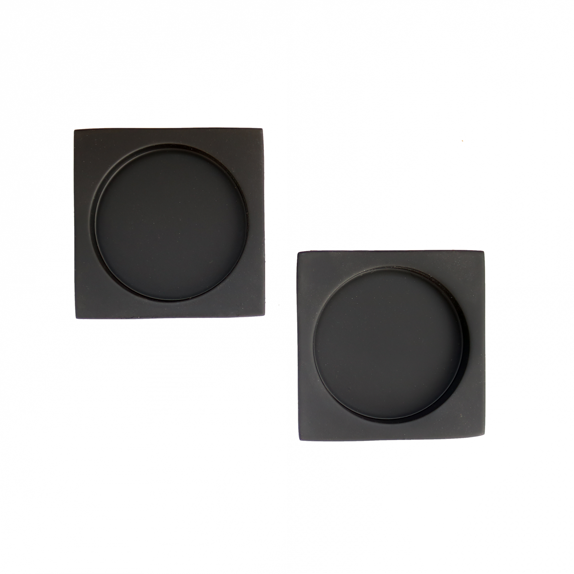 Ручки Renz, для раздвижных и межкомнатных дверей, универсальные, чёрные