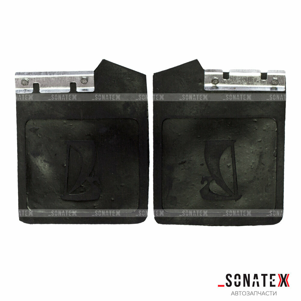 Брызговики задние ВАЗ 2108-09-99 левый + правый с крепежом резиновые Sonatex арт. 101962