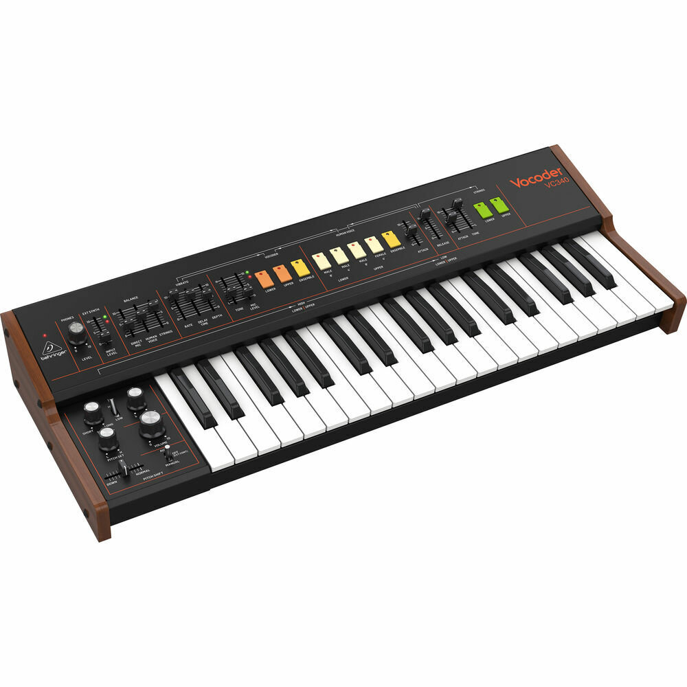 Behringer VOCODER VC340 - аналоговый вокодерный синтезатор, 37 клавиш