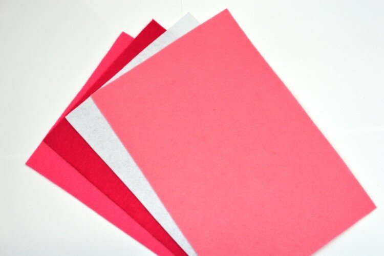 Набор листового фетра Astra Ассорти №3, размер 20х30см, толщина 1,4мм, 1021-072, 4 листа