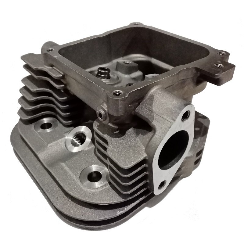 Головка блока цилиндра (ГБЦ) для бензинового двигателя Loncin LC2V80FD/120080786-0001 левая, 30 л. с.