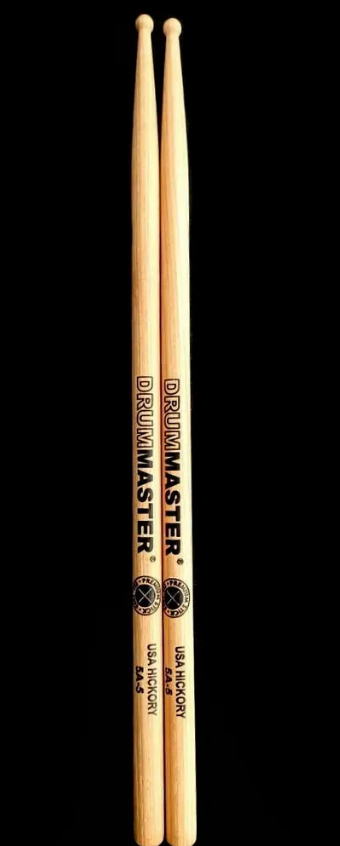 Барабанные палочки DRUMMASTER American Hickory 5A-5 с круглым наконечником