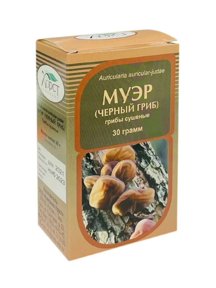 Муэр (черный гриб) 30 г