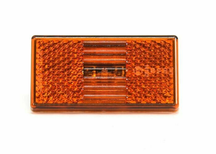 Фонарь габаритный боковой (светодиод) желтый 50-3731 (овал. разъем)