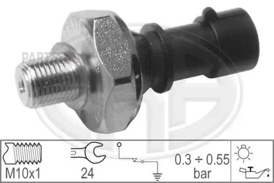 Датчик давления масла GM/OPEL P=0,3-0,55Bar/M10x1mm ERA 330366 Era арт. 330366