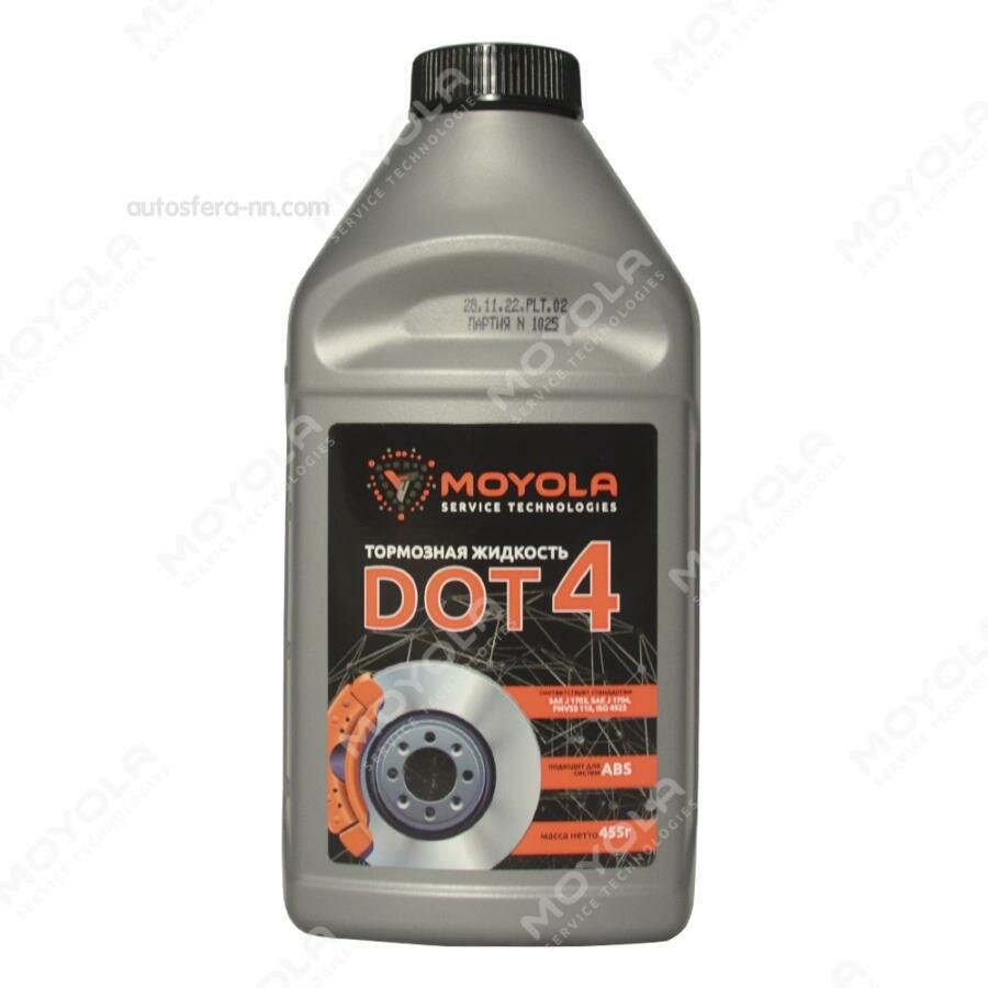 MOYOLA MBF05 тормозная жидкость DOT-4, 0,5Л