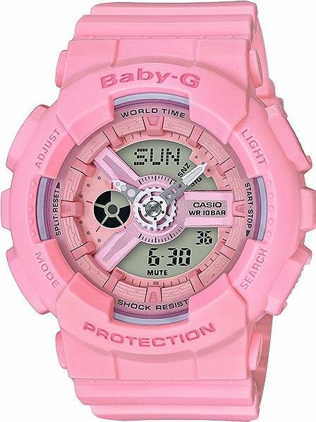 Наручные часы CASIO Baby-G, розовый