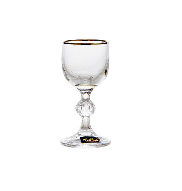 Набор бокалов 50мл.6шт. Клаудия Платина