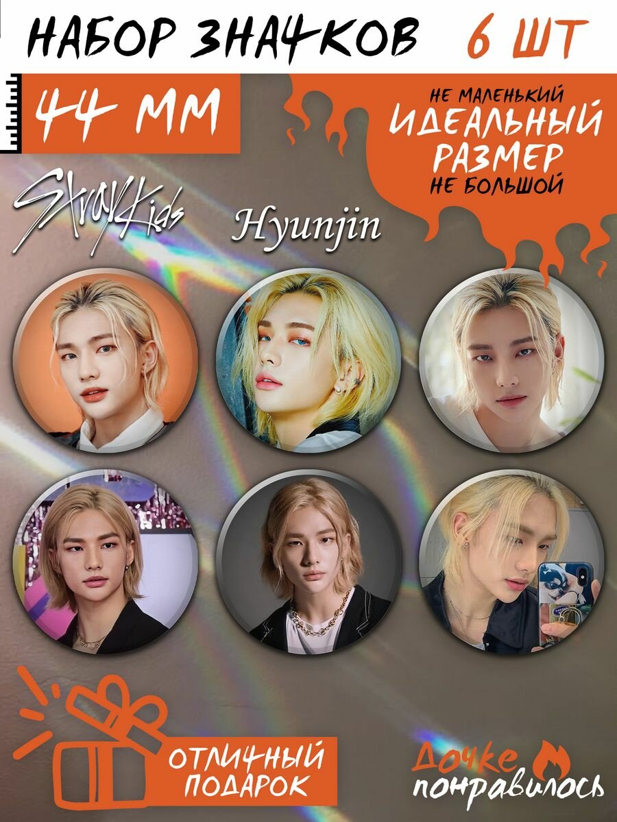 Значки на рюкзак Stray Kids k-pop стрей кидс