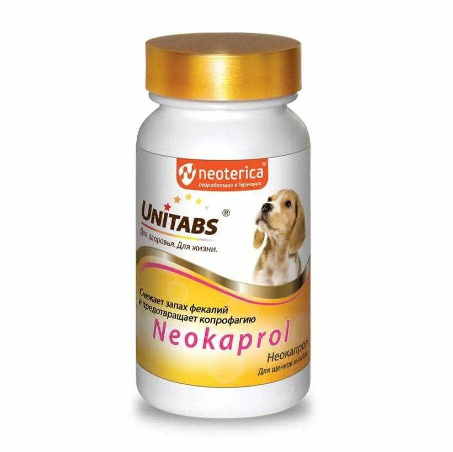 Unitabs Средство для щенков и собак от поедания фекалий Neokaprol,130 г