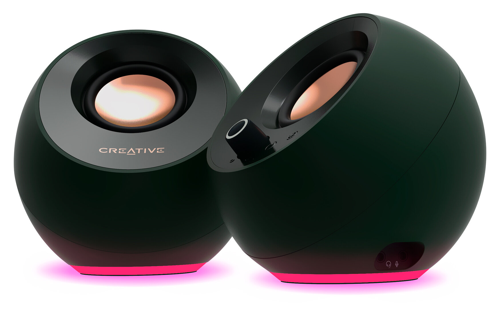 Акустика компьютерная Creative Pebble Black, 2.0, пластик, 86 дБ