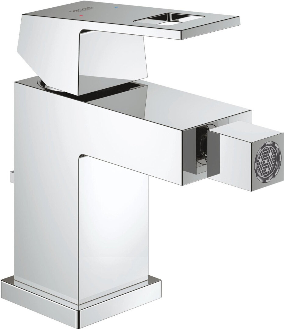Смеситель для биде Grohe Eurocube 23138000, хромированный, кубической формы