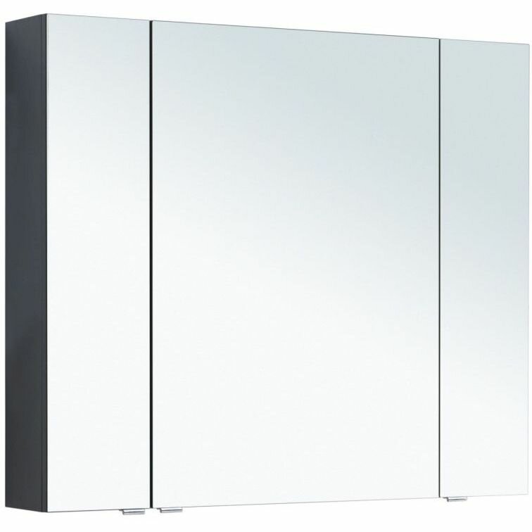 Зеркальный шкаф Aquanet (Акванет) Алвита New 100 Антрацит 00277543