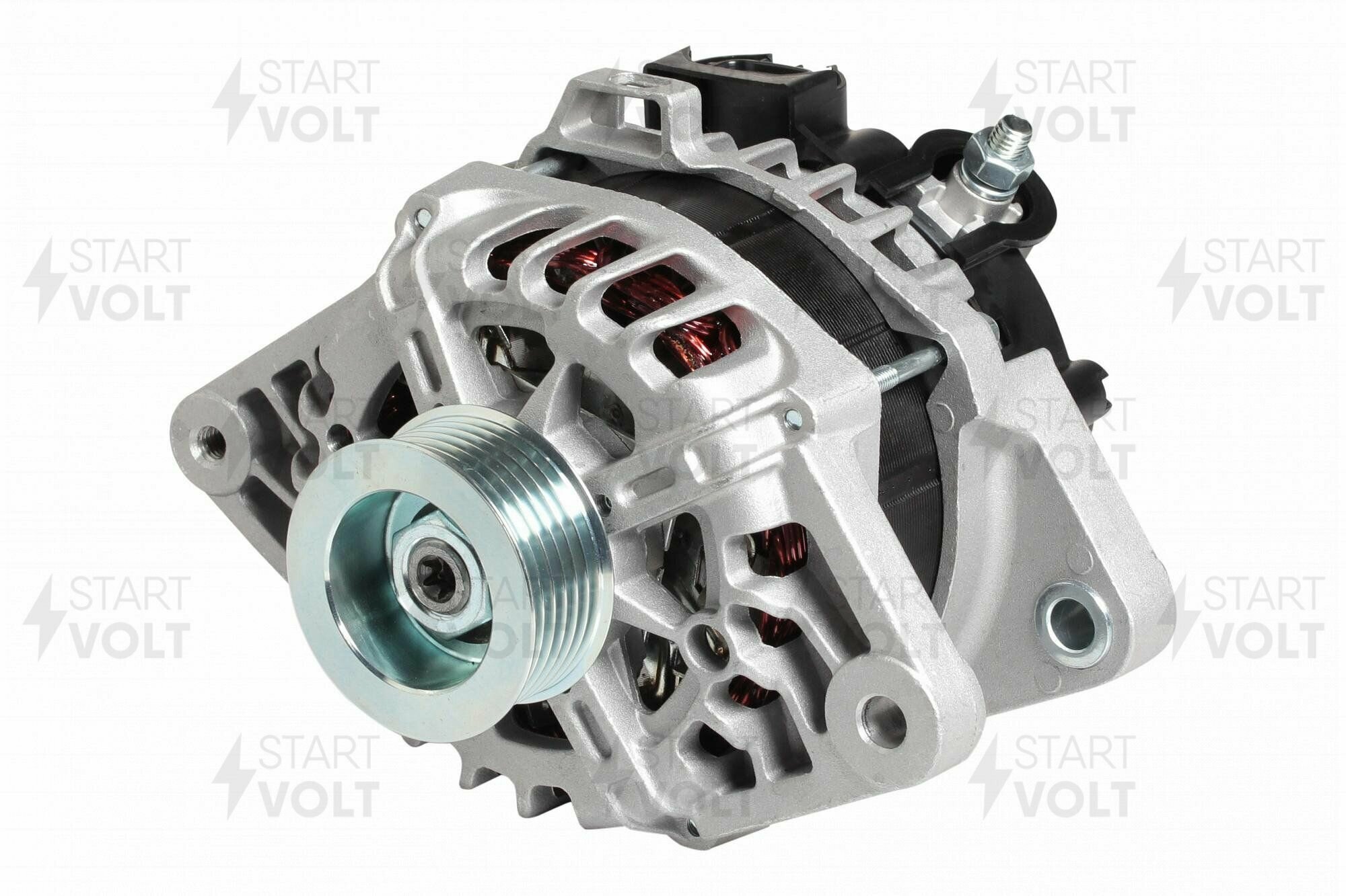 Генератор для а/м Hyundai/KIA Solaris (11-)/Rio (11-) 1.4i/1.6i н/о 90A (LG 08L5), STARTVOLT LG08L5