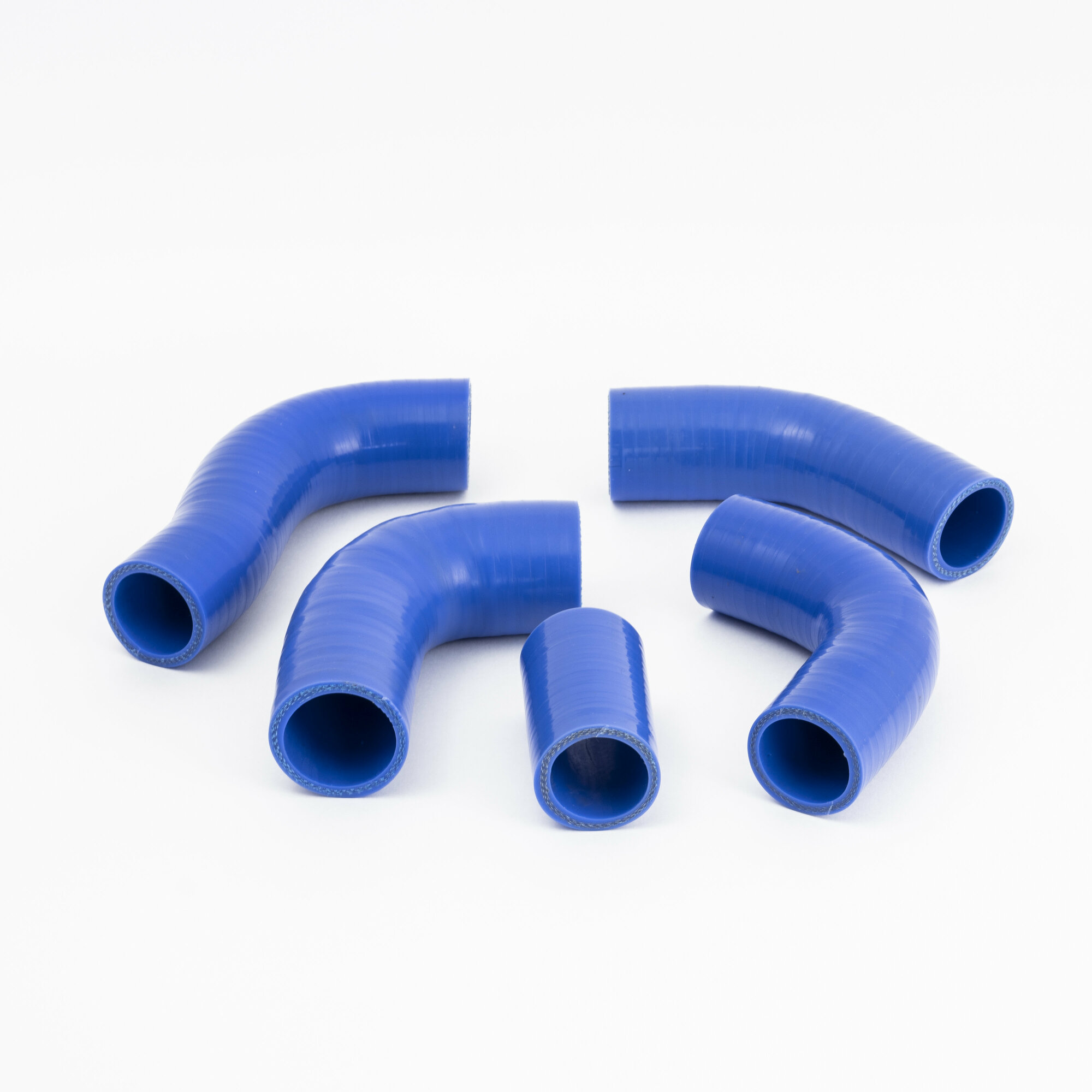 ГАЗель дв. ЗМЗ-406 силиконовые патрубки радиатора (к-т 5 шт.)