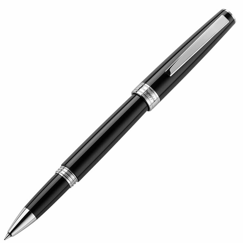 Ручка-роллер Montegrappa Armonia Black Steel. Артикул ARM-C-RB