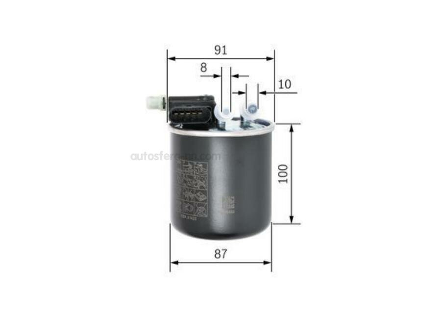 BOSCH F026402836 Фильтр трубопровода